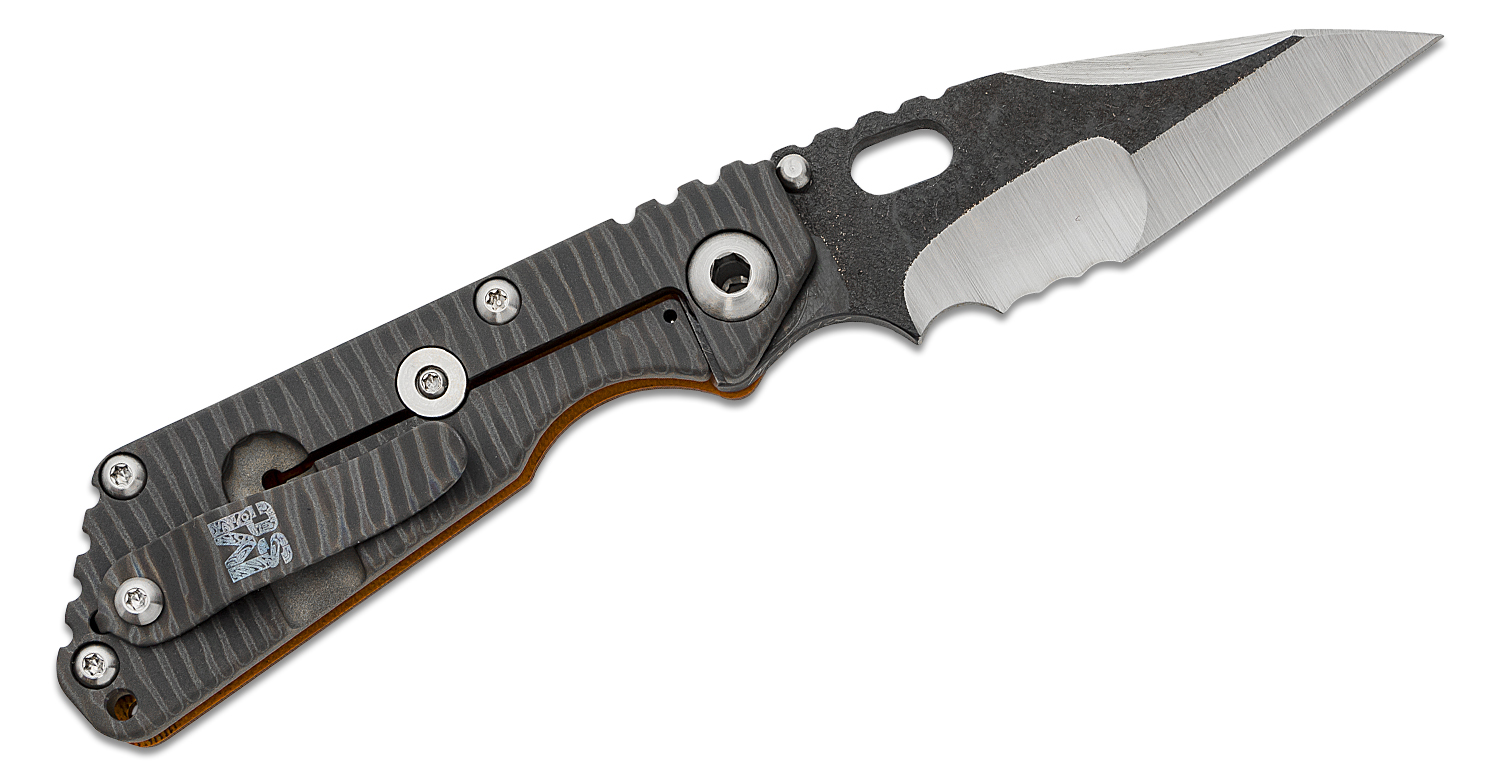 Mick Strider Custom SnG Hybrid Folding Knife 3.5" CTS-XHP Hand Ground ...