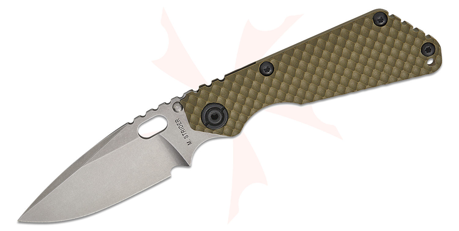 Mick Strider SnG Folding Knife 3.5" CPM-MagnaCut Stonewashed Blade ...