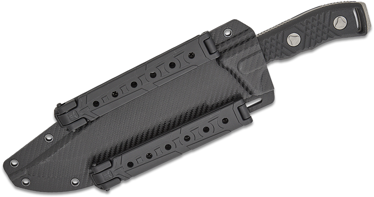 Microtech 104-11AP Arbiter Fixed Blade Knife 9" Apocalyptic Combo ...