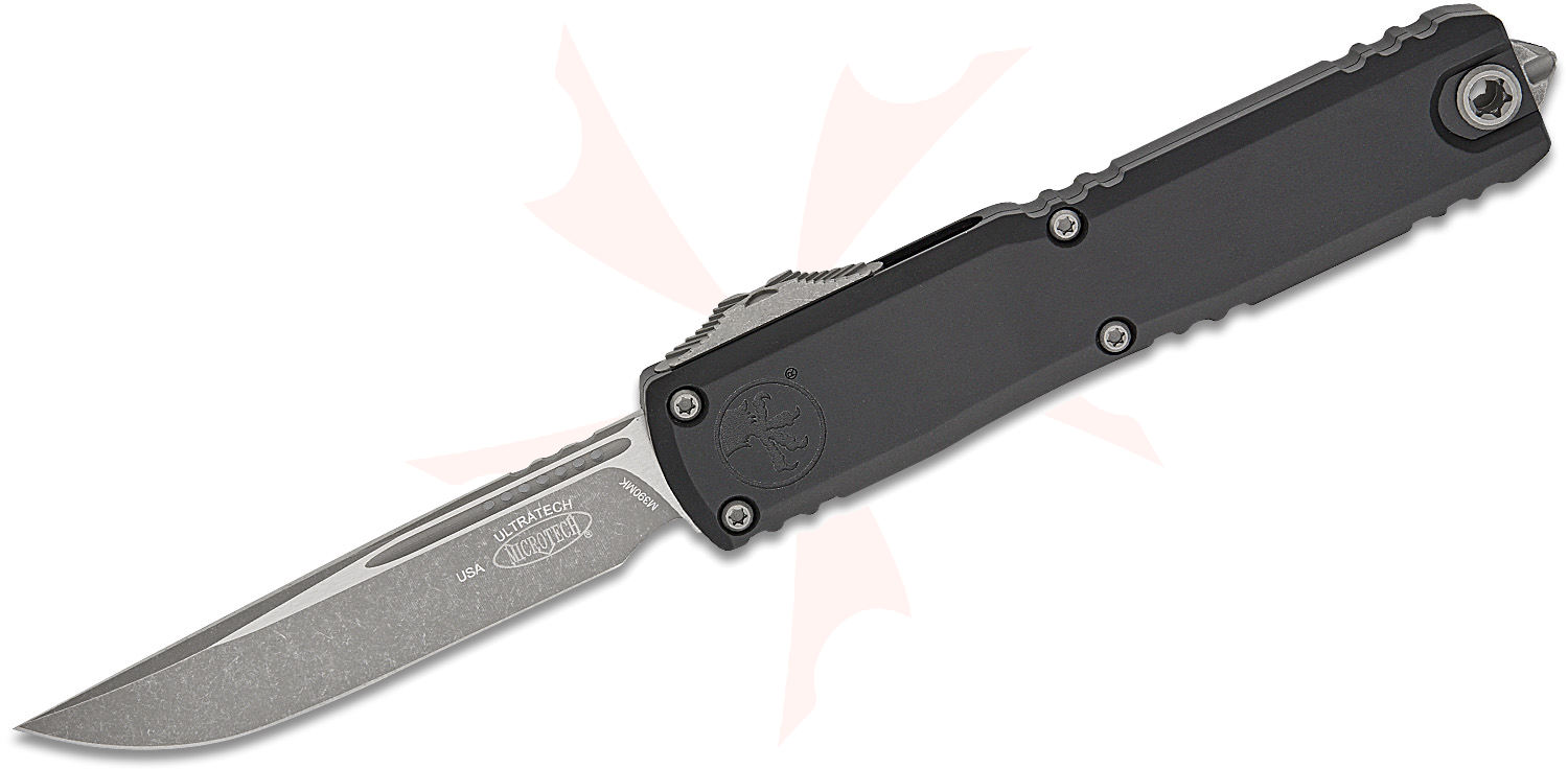 Microtech 1121-10AP Ultratech ZBP Zero Blade Play AUTO OTF Knife 3.5 ...