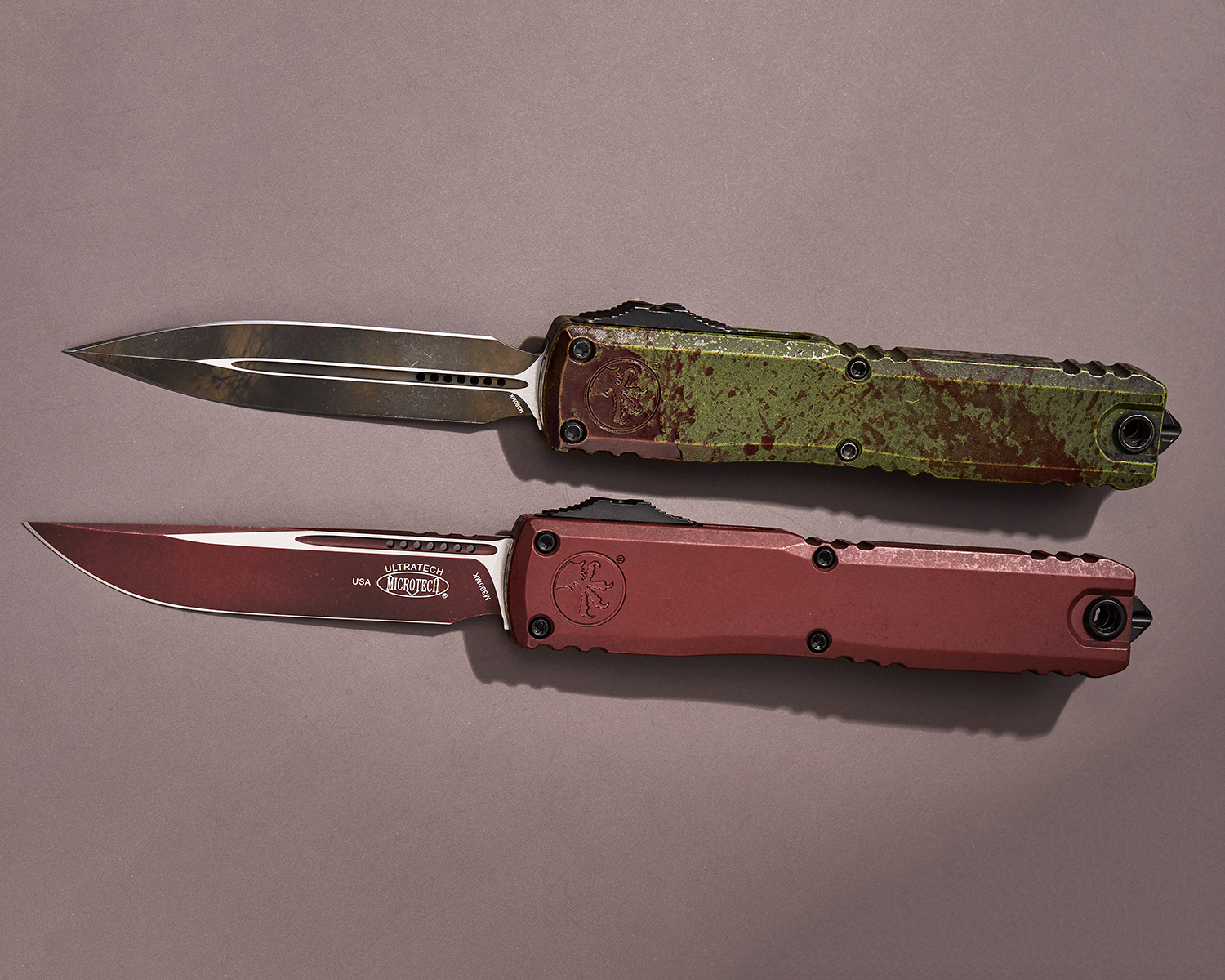 Microtech 1121-1WCM Ultratech ZBP Zero Blade Play AUTO OTF Knife 3.5 ...