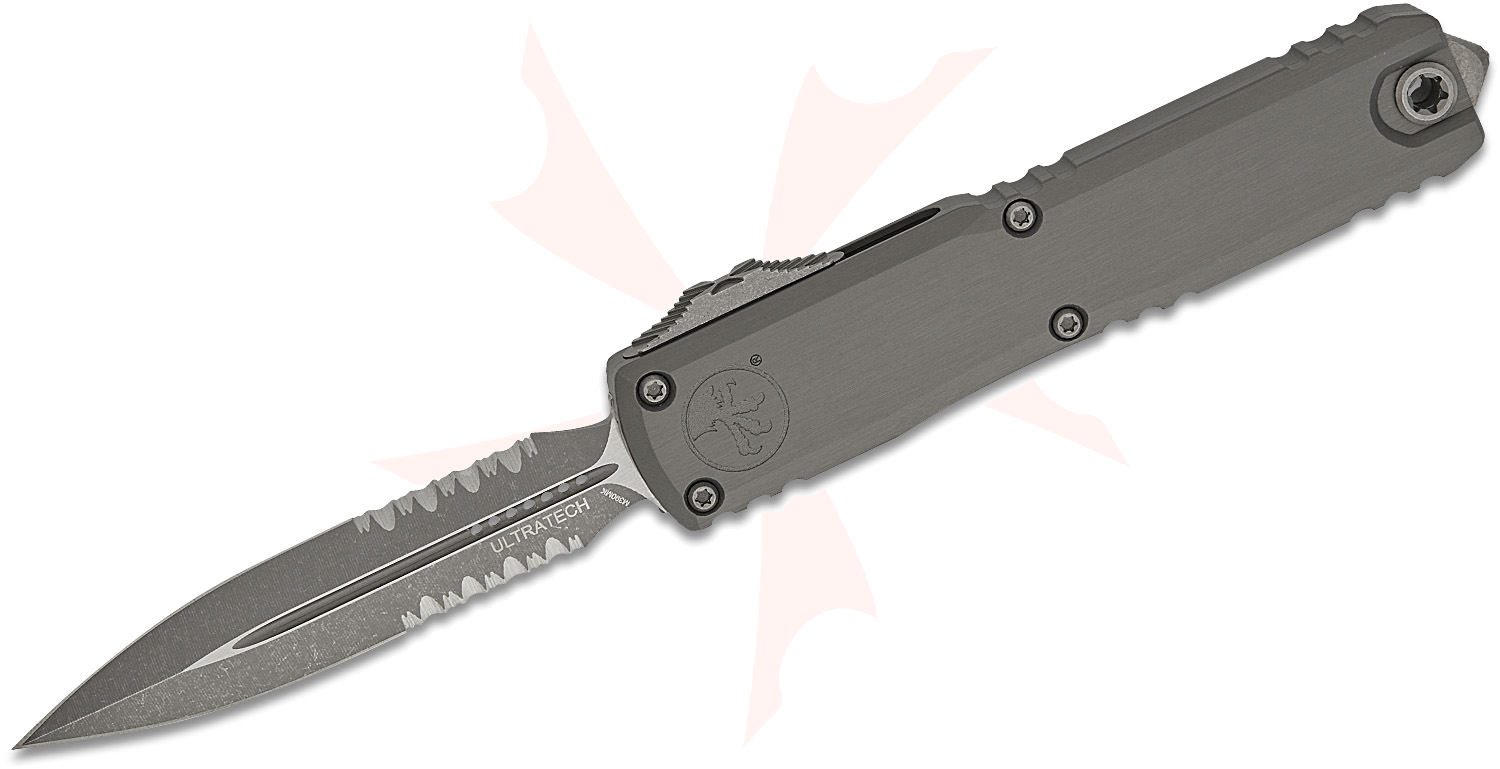 Microtech 1122-11APNC Ultratech ZBP Zero Blade Play AUTO OTF Knife 3.5 ...