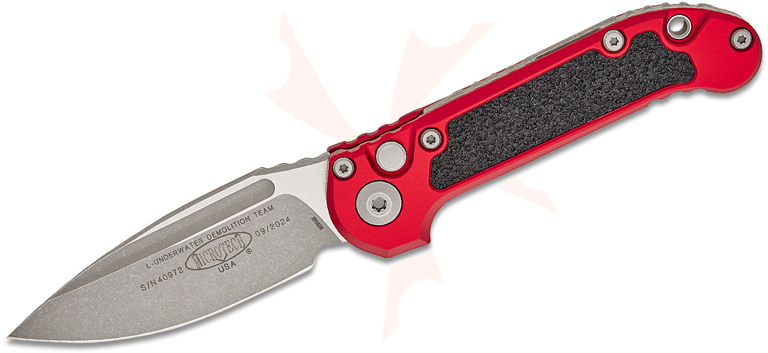 Microtech 1135-10APRD LUDT Gen III AUTO Folding Knife 3.45" M390MK ...