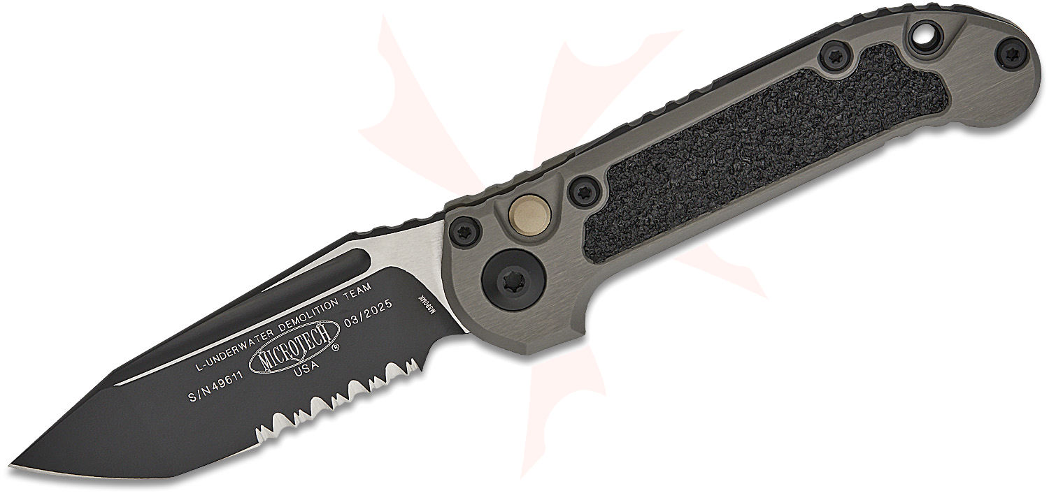 Microtech 1136-2NC LUDT Gen III AUTO Folding Knife 3.45" M390MK Black ...