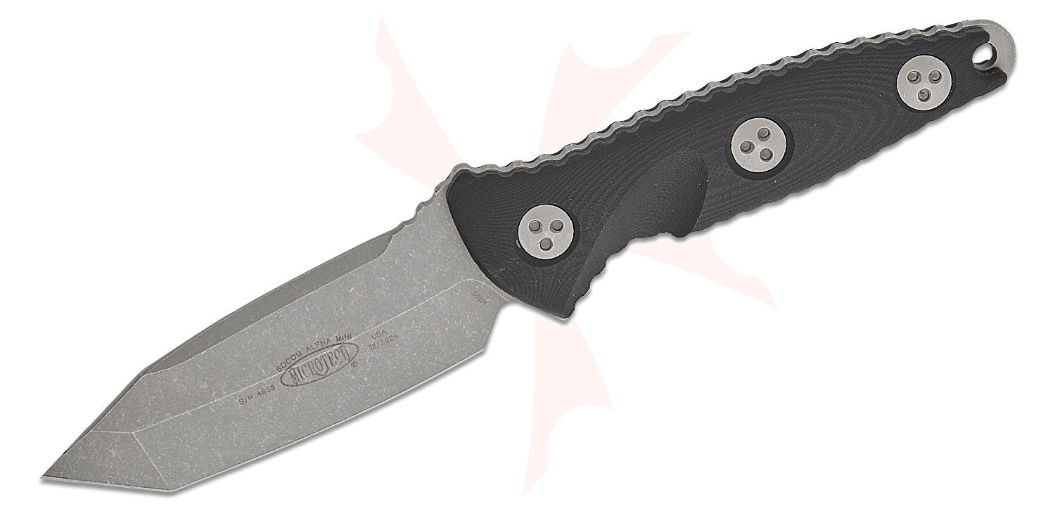 Microtech 114M-10AP Socom Alpha Mini Fixed Blade Knife 3.72 ...