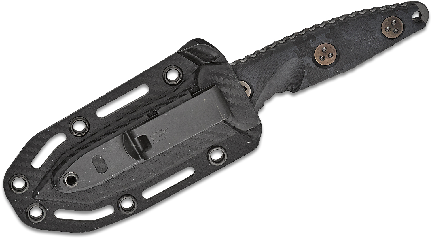 Microtech 114M-1DLCTUCS Signature Series Socom Alpha Mini Fixed Blade ...