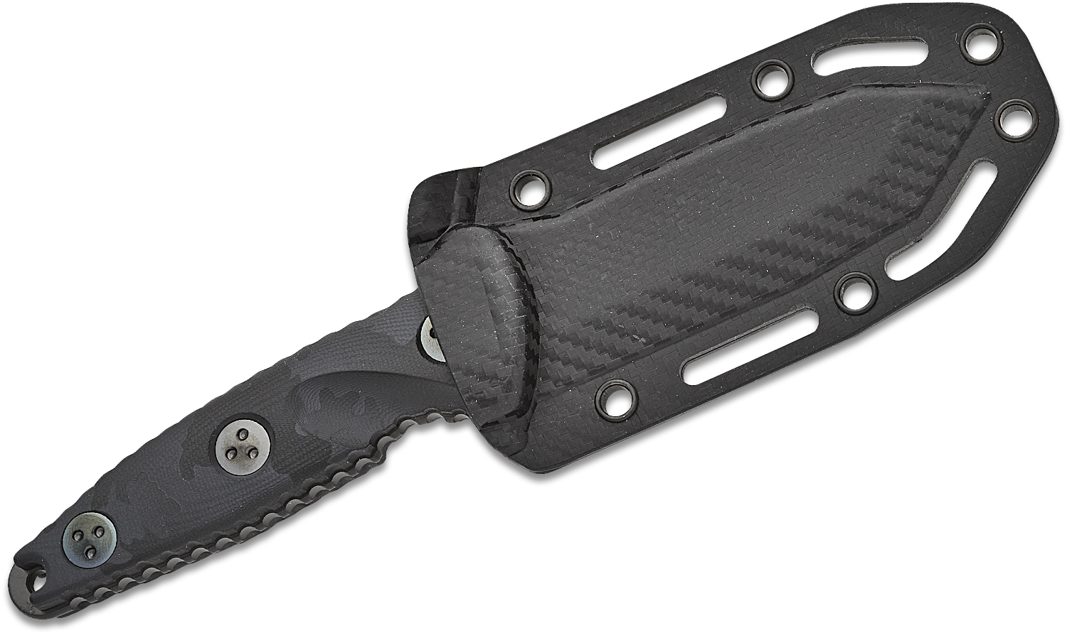 Microtech 114M-1DLCTUCS Signature Series Socom Alpha Mini Fixed Blade ...