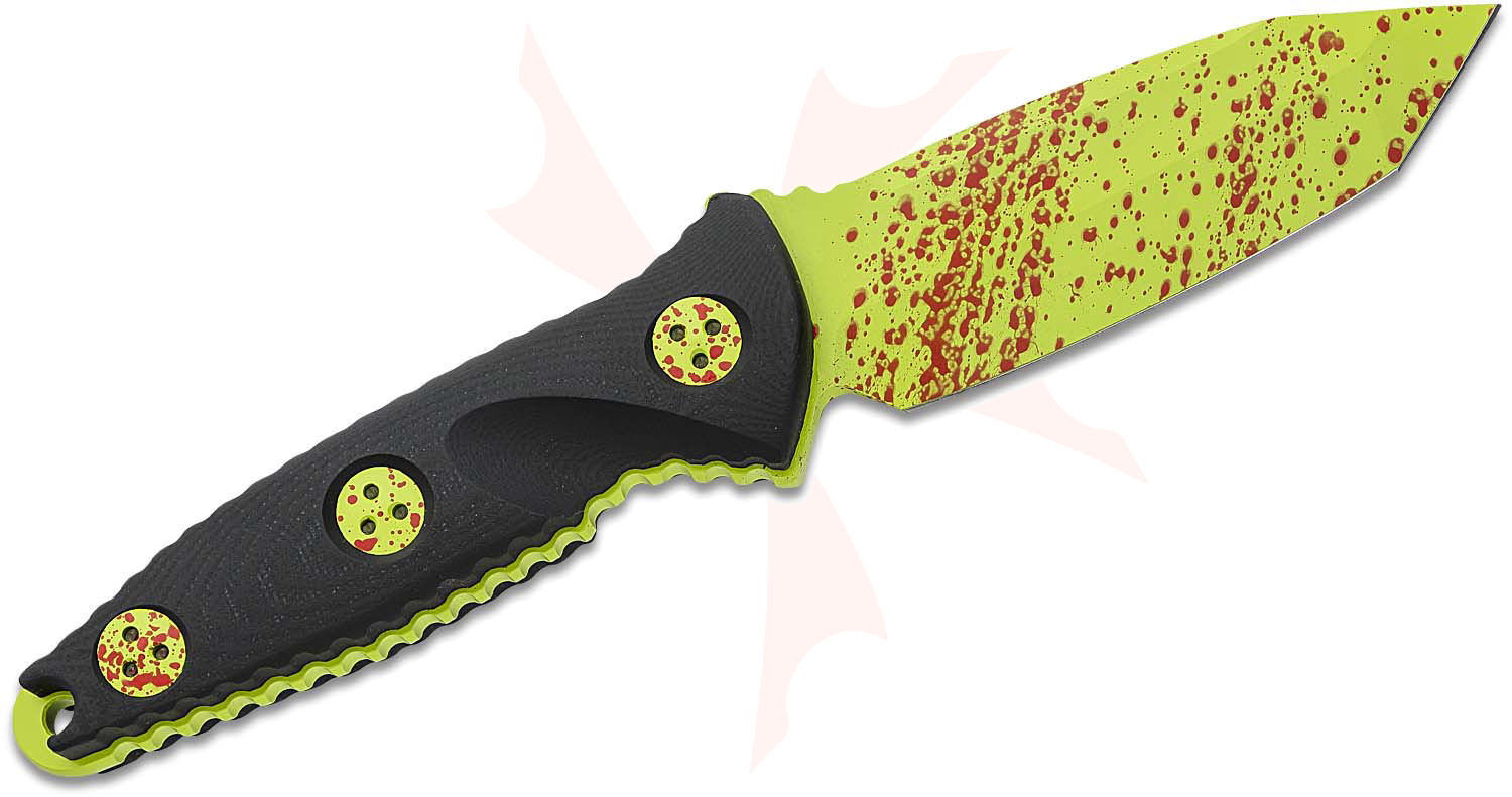 Microtech 114M-1Z Zombie Tech Socom Alpha Mini Fixed Blade Knife 3.72 ...