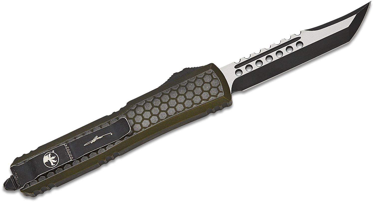 Microtech 119-1HXWODS Signature Series Ultratech AUTO OTF 3.46" Black ...