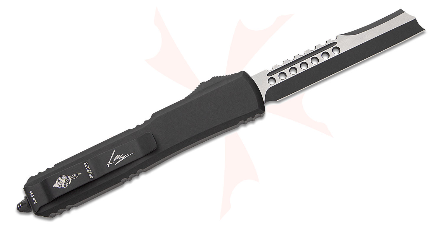 Microtech 119R-1CFS Signature Series Ultratech Hellhound Razor AUTO OTF ...