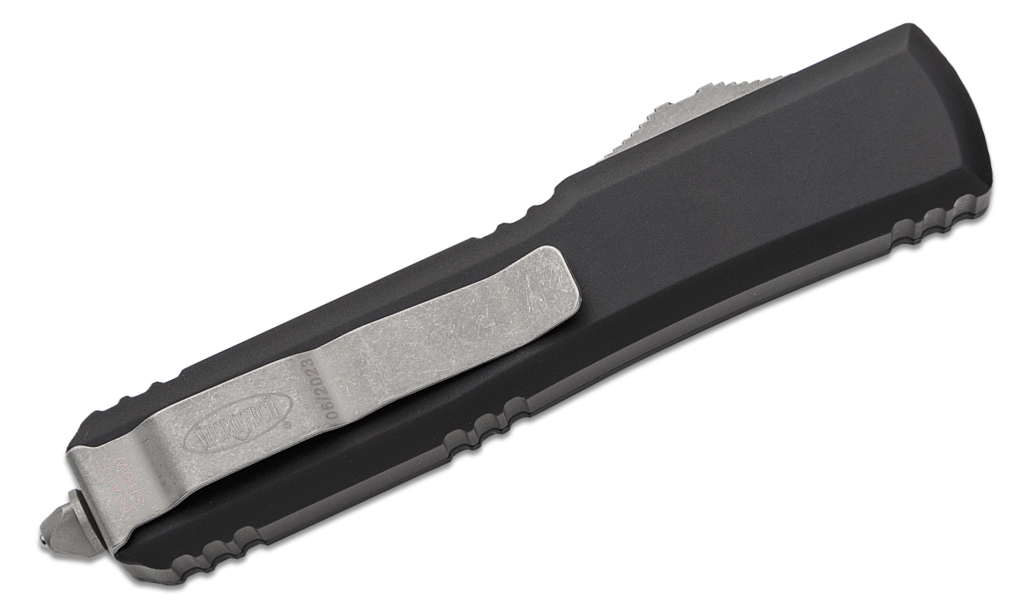 Microtech 120-10APFRGTBKBS BLADE Show 2023 Ultratech AUTO OTF Knife 3. ...