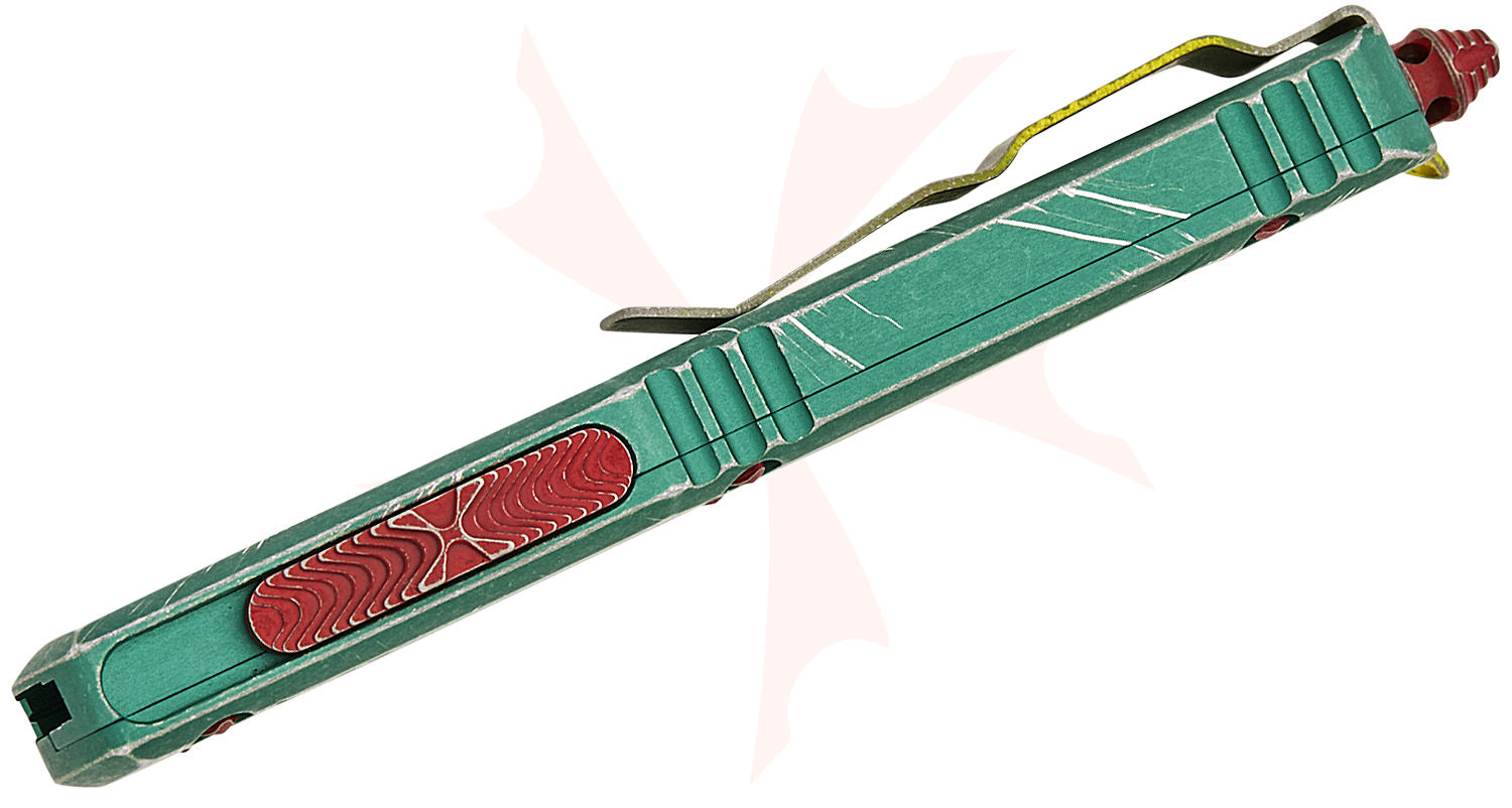 Microtech 121-11BH Special Bounty Hunter Ultratech AUTO OTF Knife 3.46" Apocalyptic Drop Point ...