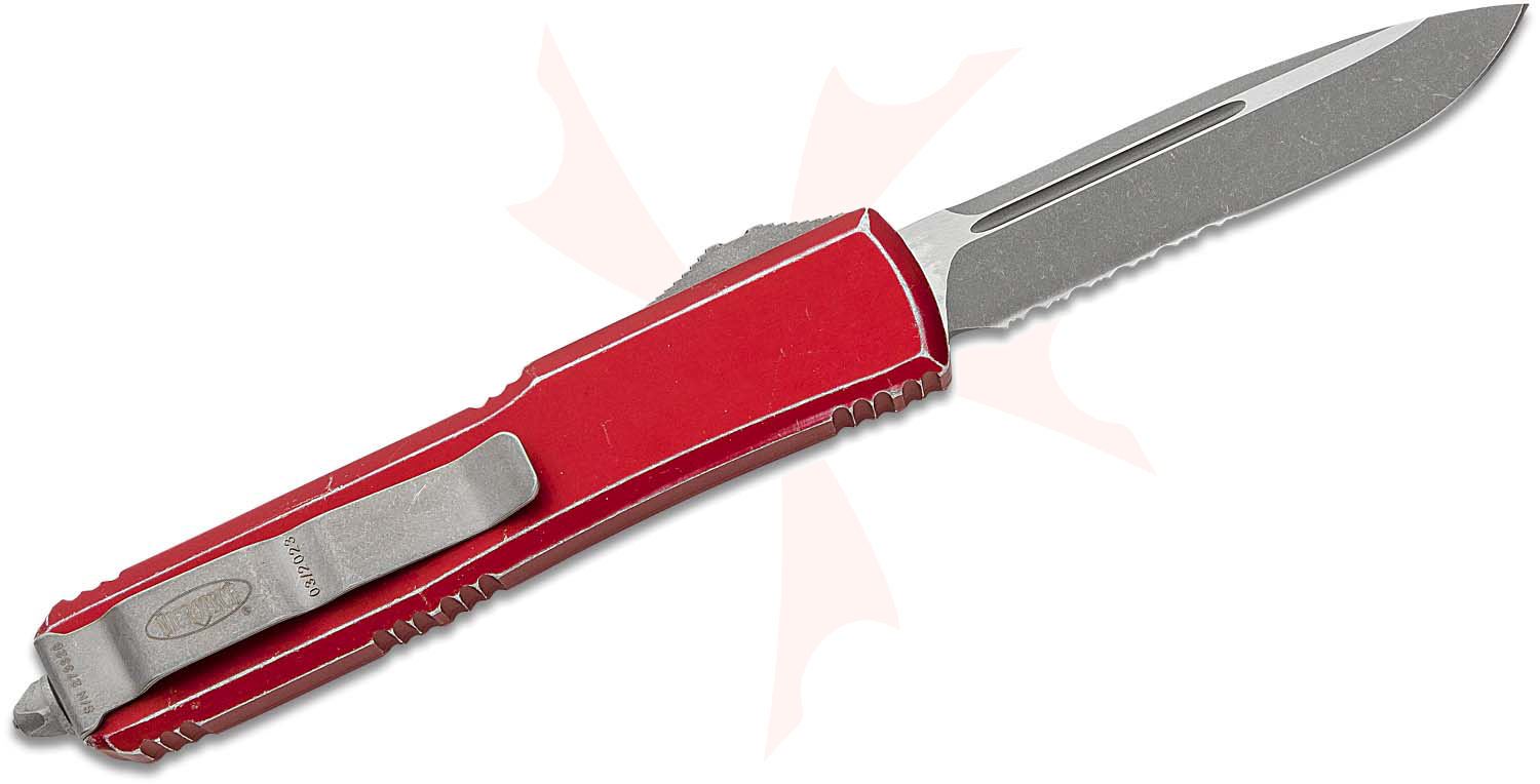 Microtech 121-11DOR Ultratech AUTO OTF Knife 3.46" Stonewashed Drop ...