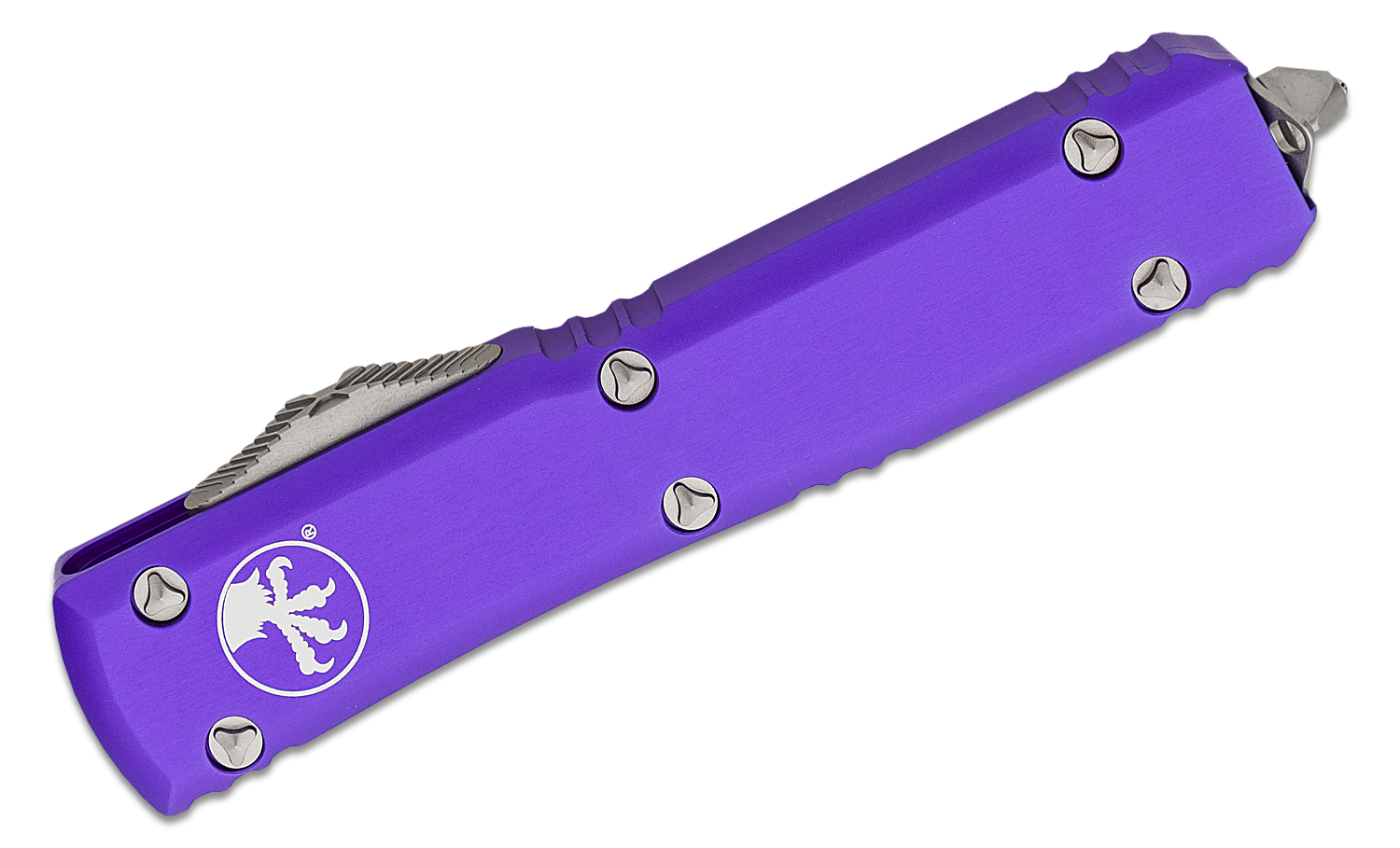 Microtech 121-11PU Ultratech AUTO OTF 3.46" Stonewashed Drop Point ...