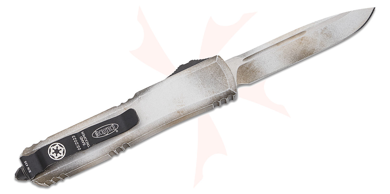 Microtech 121-1SAD Sandtrooper Deep Engraved Ultratech AUTO OTF 3.46 ...