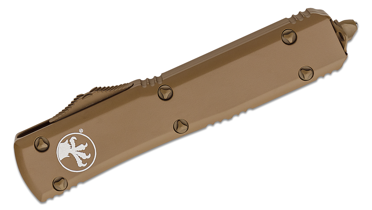Microtech 121-2CTA Ultratech AUTO OTF Knife 3.46" Tan Cerakoted Drop ...