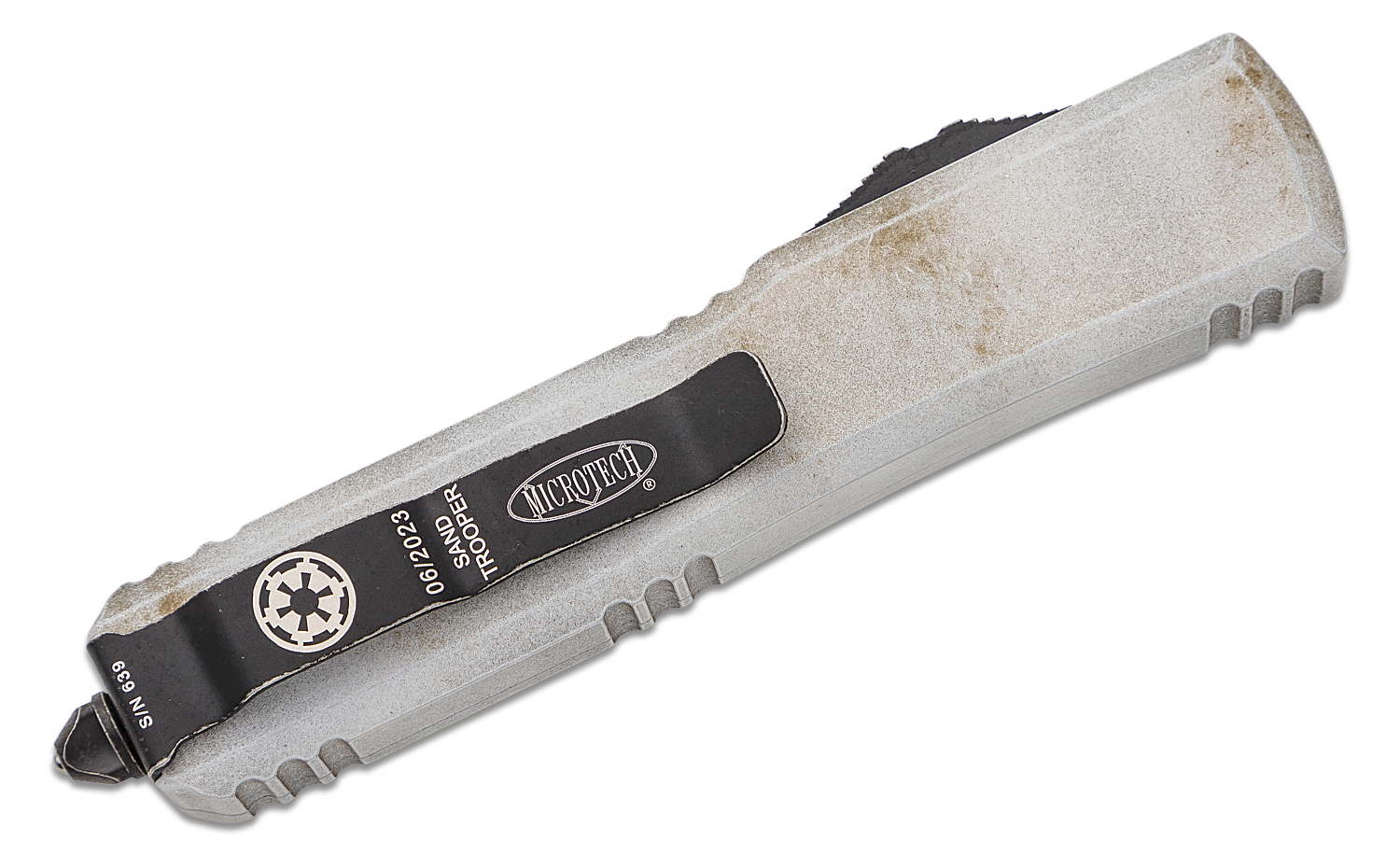 Microtech 121-2SAD Sandtrooper Deep Engraved Ultratech AUTO OTF 3.46 ...