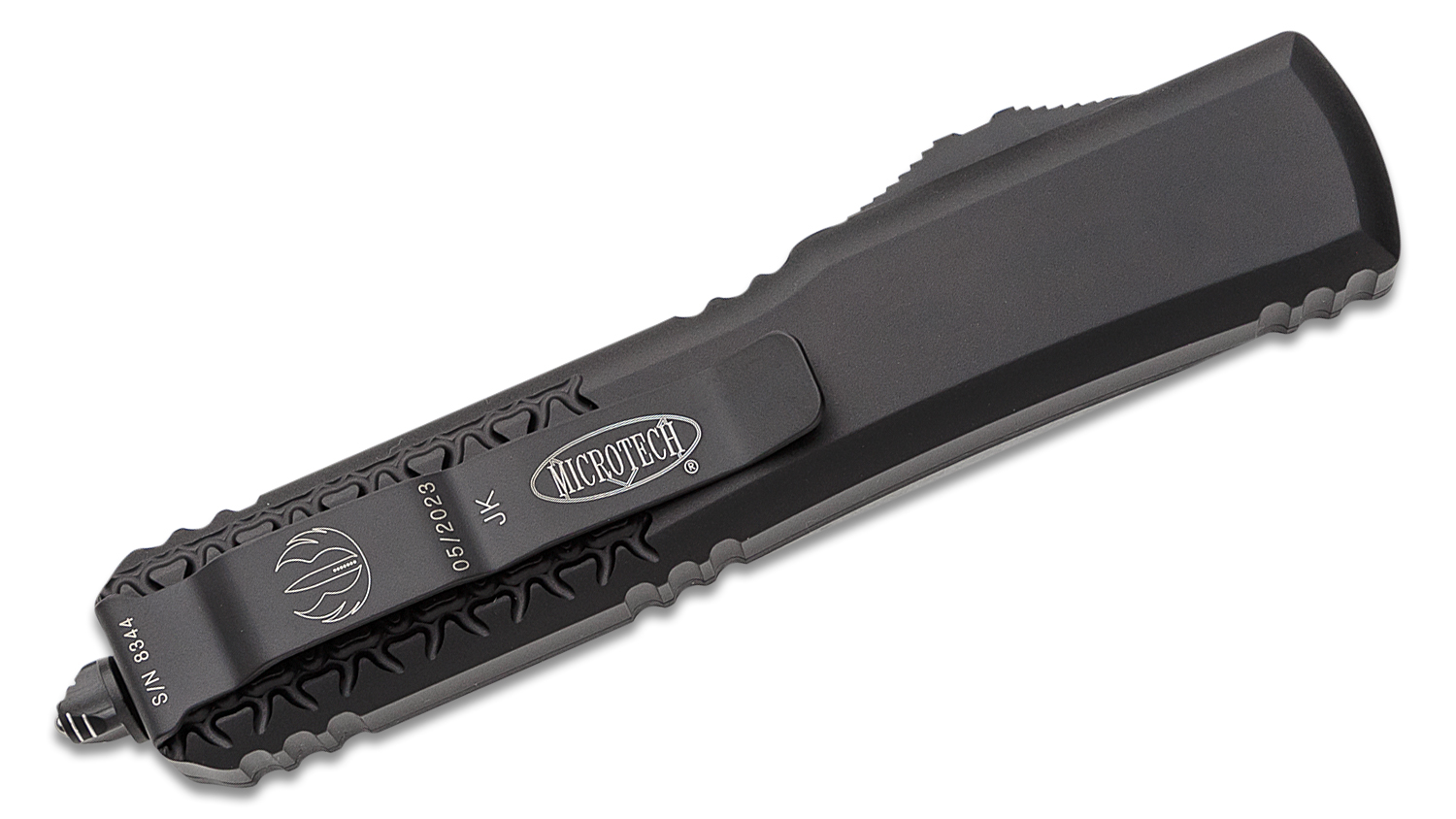 Microtech 122-1JK Jedi Knight Ultratech AUTO OTF 3.46" Blue Double Edge ...