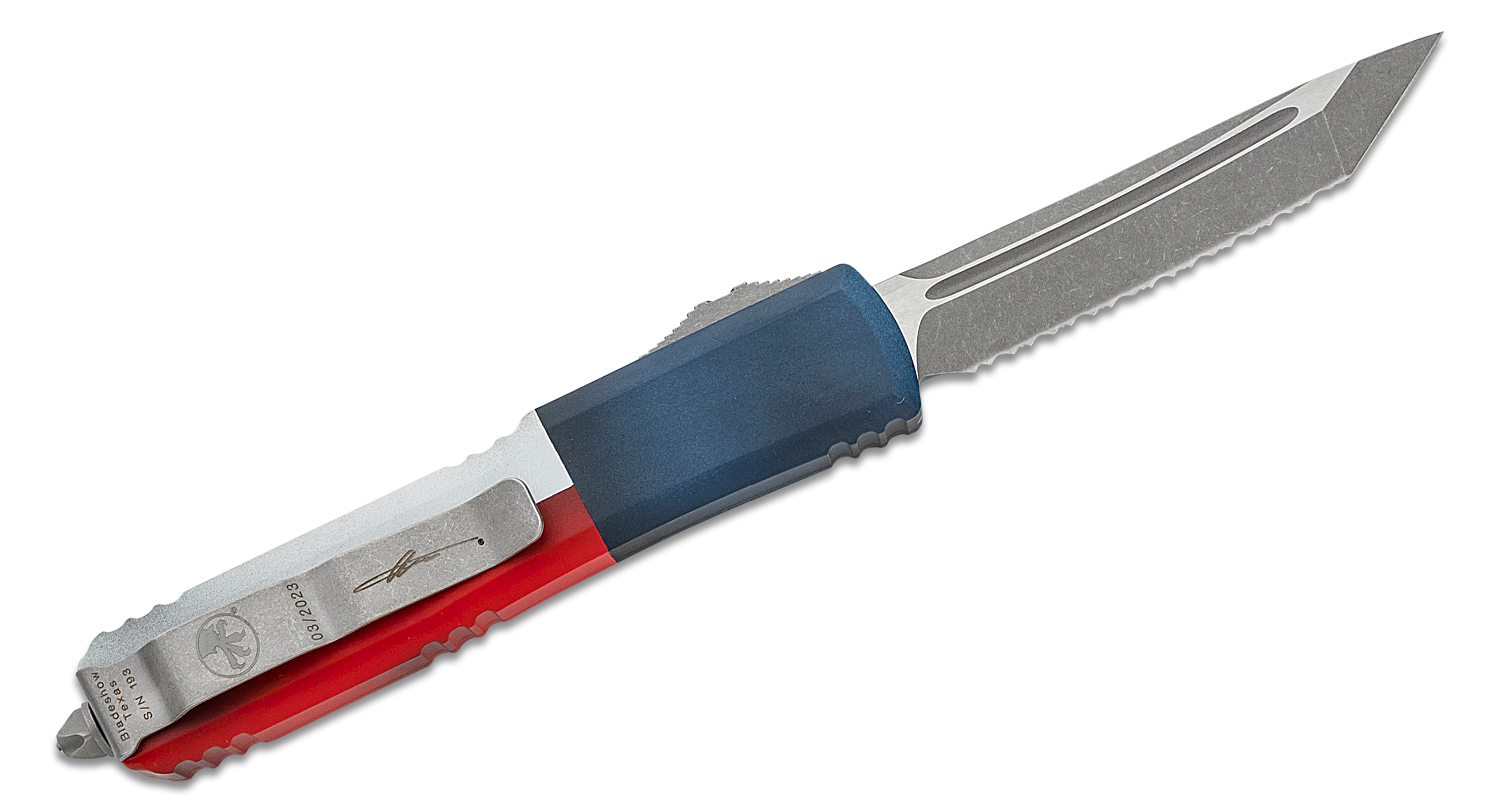 Microtech 123-12BSTX BLADE Show Texas 2023 Ultratech AUTO OTF Knife 3. ...