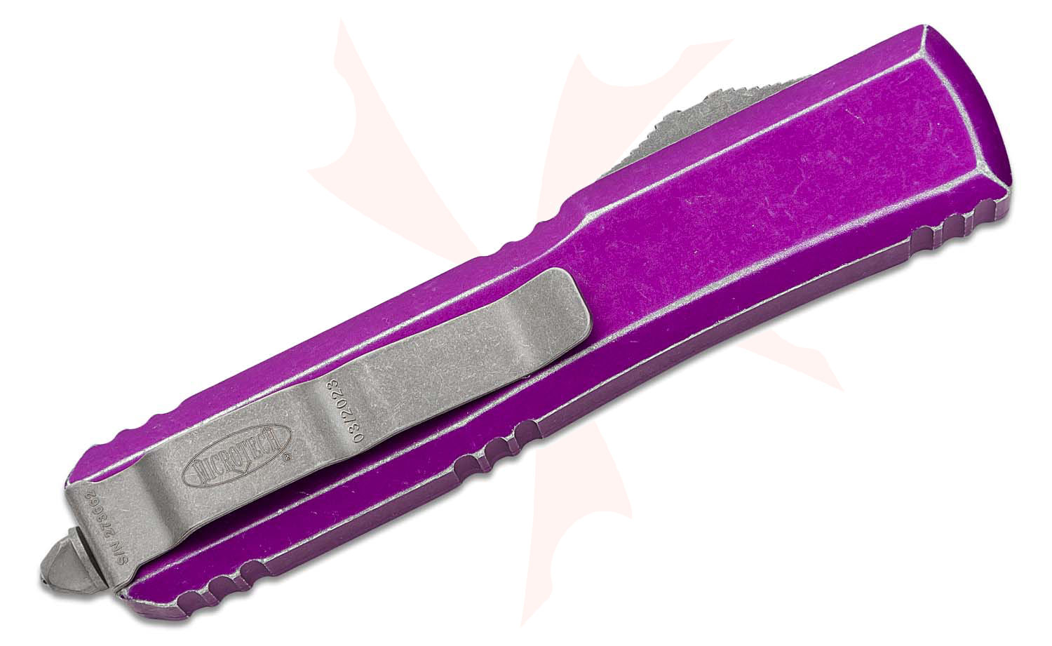 Microtech 123-12DVI Ultratech AUTO OTF Knife 3.46" Stonewashed Serrated ...