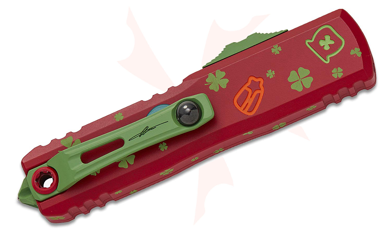 Microtech 12314-1SPDS Signature Series UTX-85 Gen IV Saint Patrick's ...