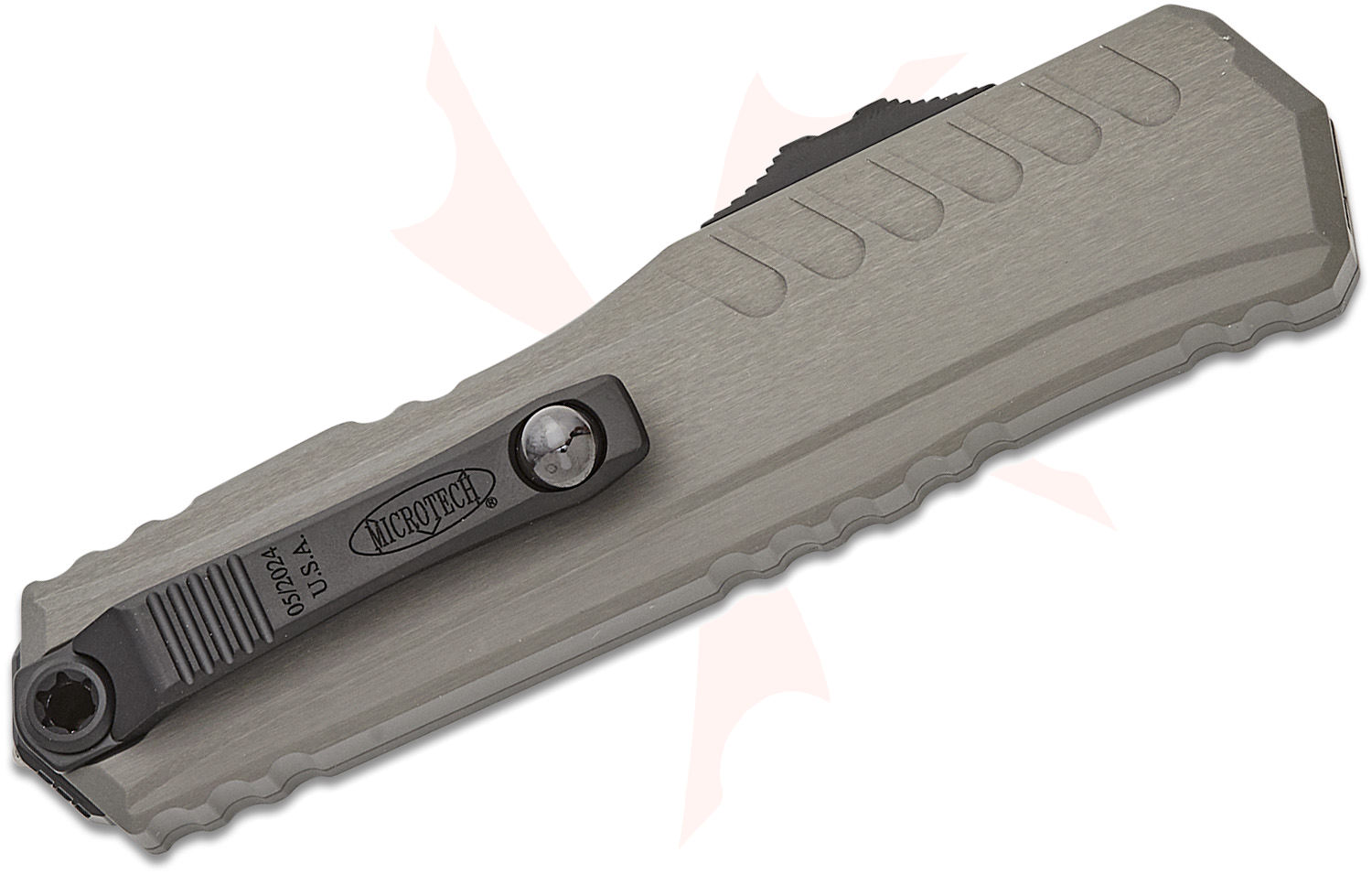 Microtech/DC Munroe 1241-1NC 2023 Cypher II Tactical OTF AUTO 3.5" M390MK Black Reverse Tanto ...