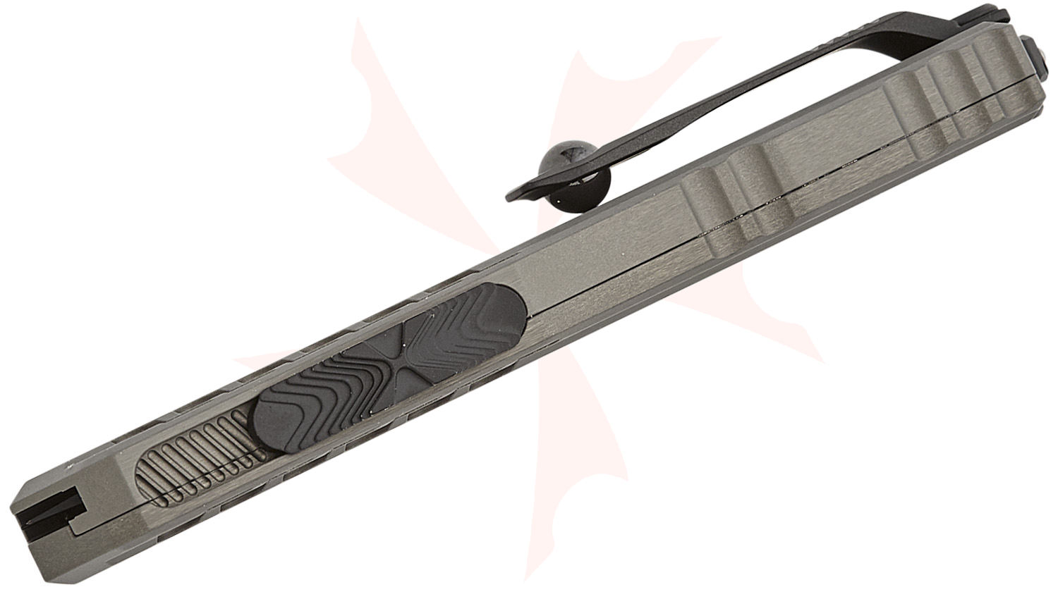 Microtech/DC Munroe 1241-1NC 2023 Cypher II Tactical OTF AUTO 3.5" M390MK Black Reverse Tanto ...