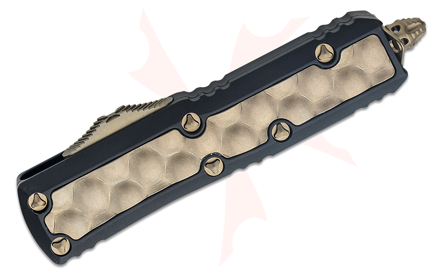 Microtech Signature Series Daytona AUTO OTF Knife 3.125" Bronze Double ...