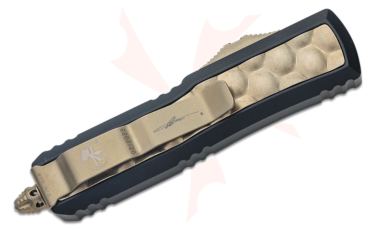 Microtech Signature Series Daytona AUTO OTF Knife 3.125" Bronze Double ...