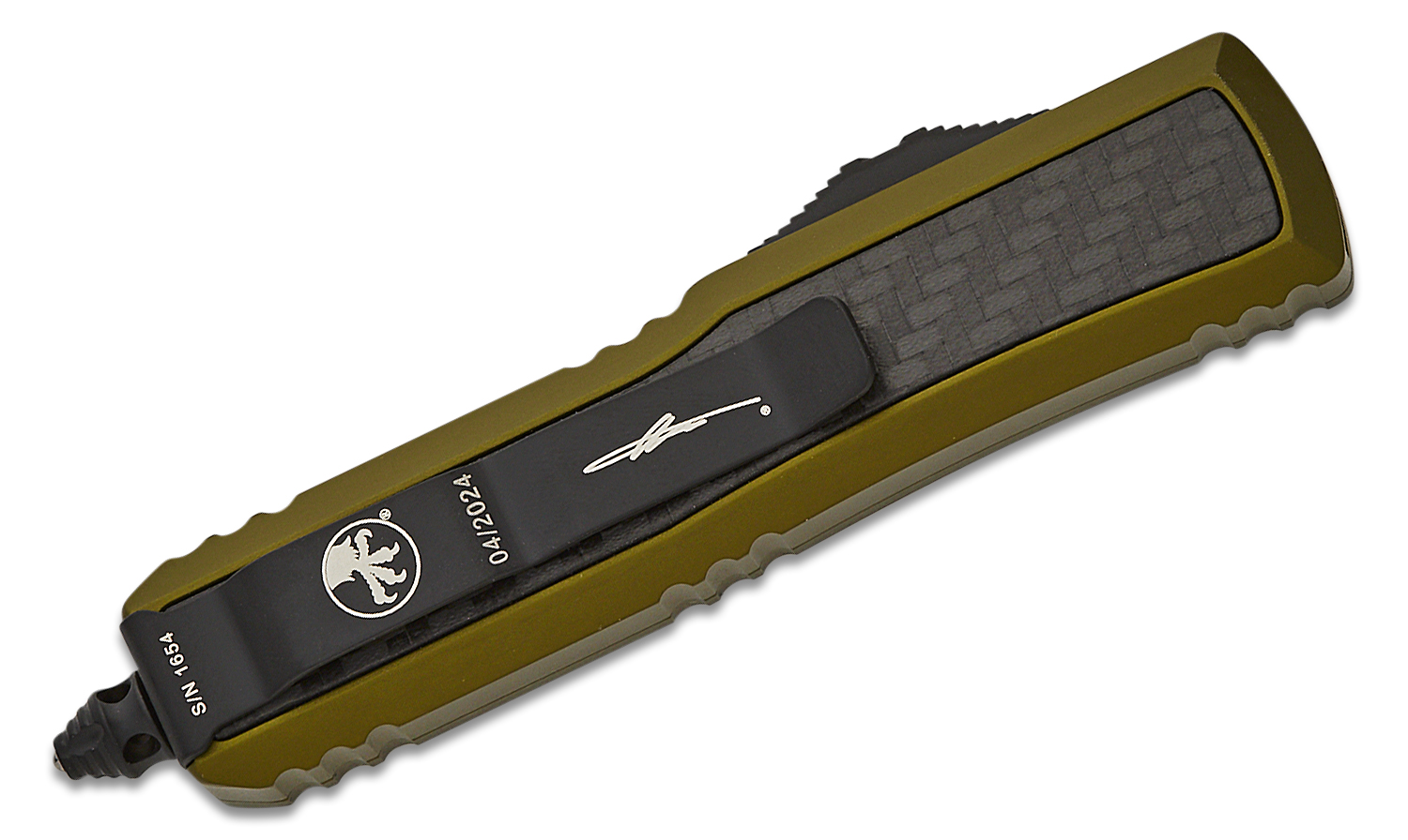 Microtech Signature Series Daytona AUTO OTF Knife 3.125" Black Double ...