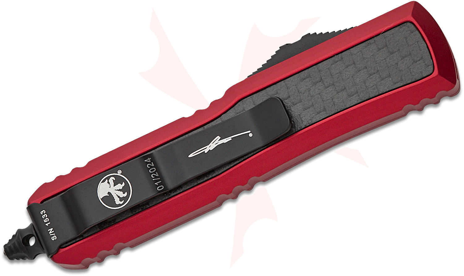 Microtech Signature Series Daytona AUTO OTF Knife 3.125" Black Double ...