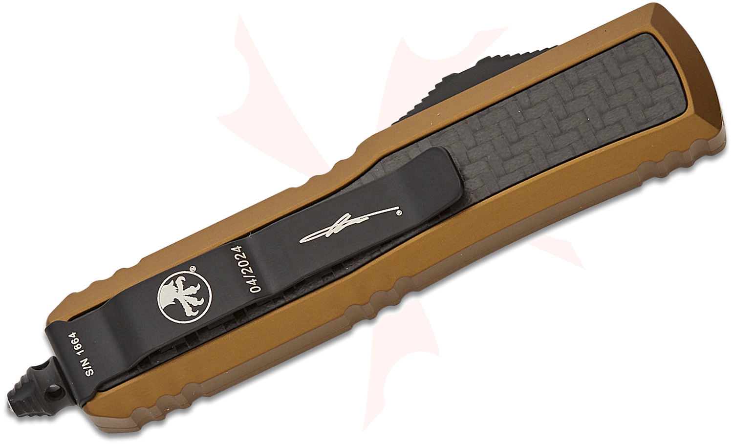 Microtech Signature Series Daytona AUTO OTF Knife 3.125" Black Double ...