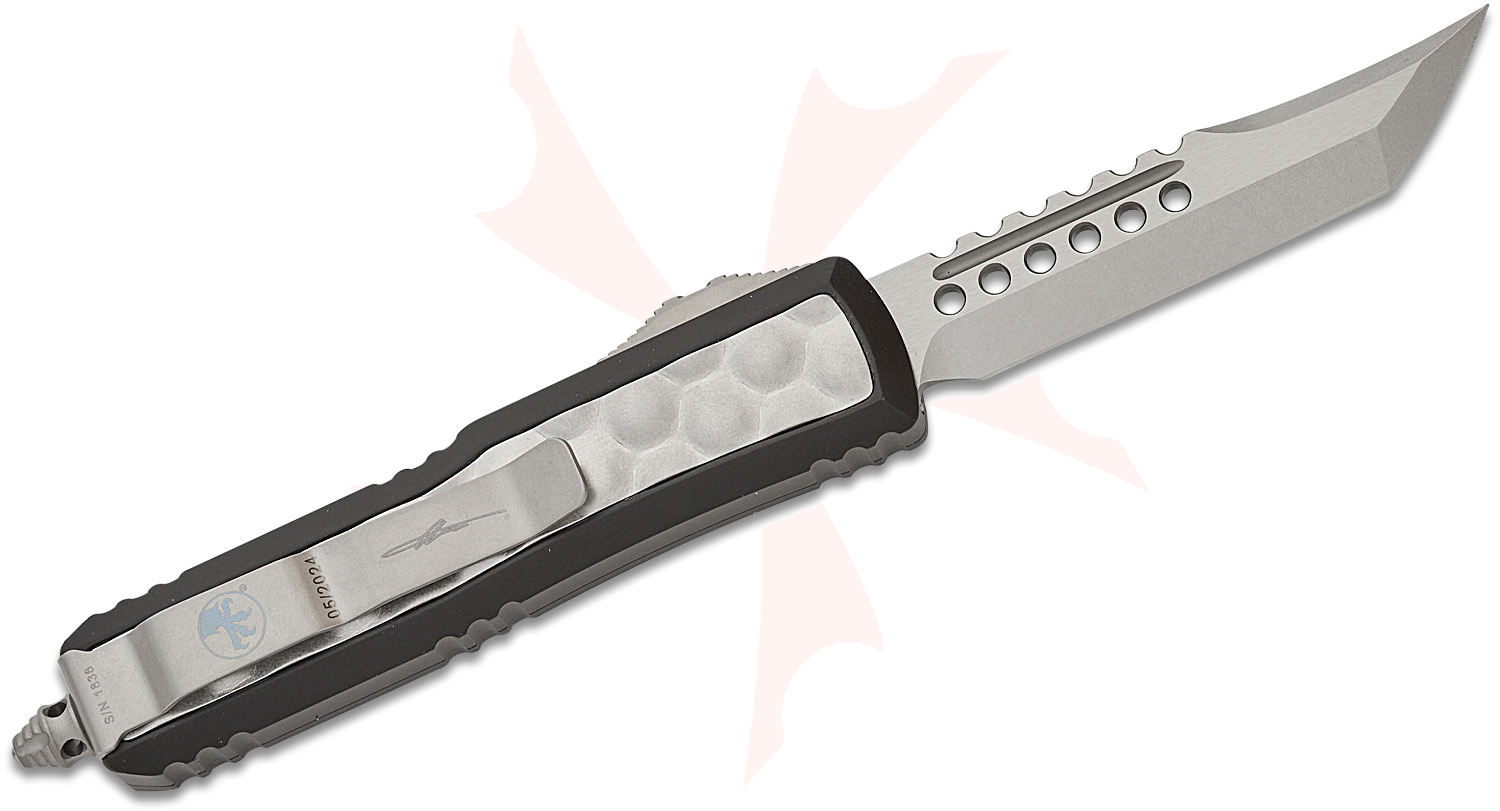 Microtech Signature Series Daytona AUTO OTF Knife 3.125" Stonewashed ...