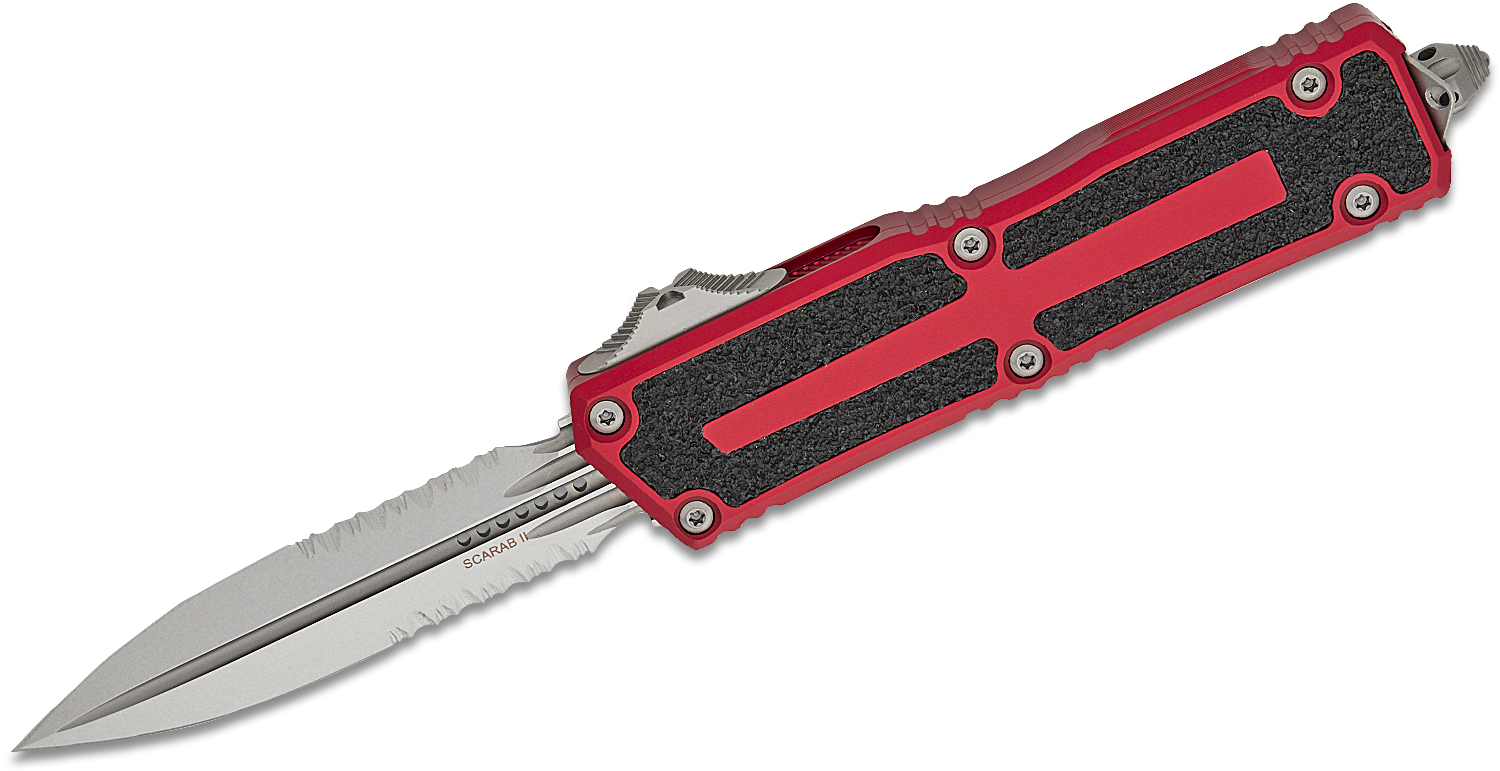 Microtech 1280-11RD Scarab Gen III AUTO OTF Knife 3.95" M390MK ...