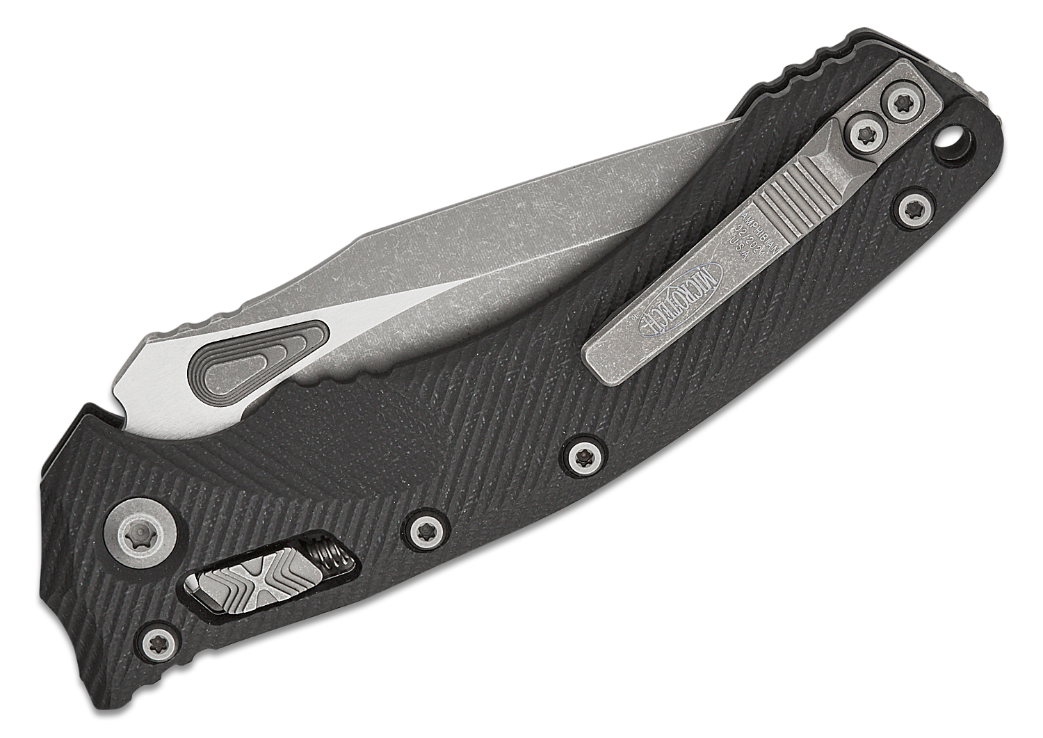 Microtech Amphibian RAM-LOK Manual Folding Knife 3.875" Bohler M390MK ...