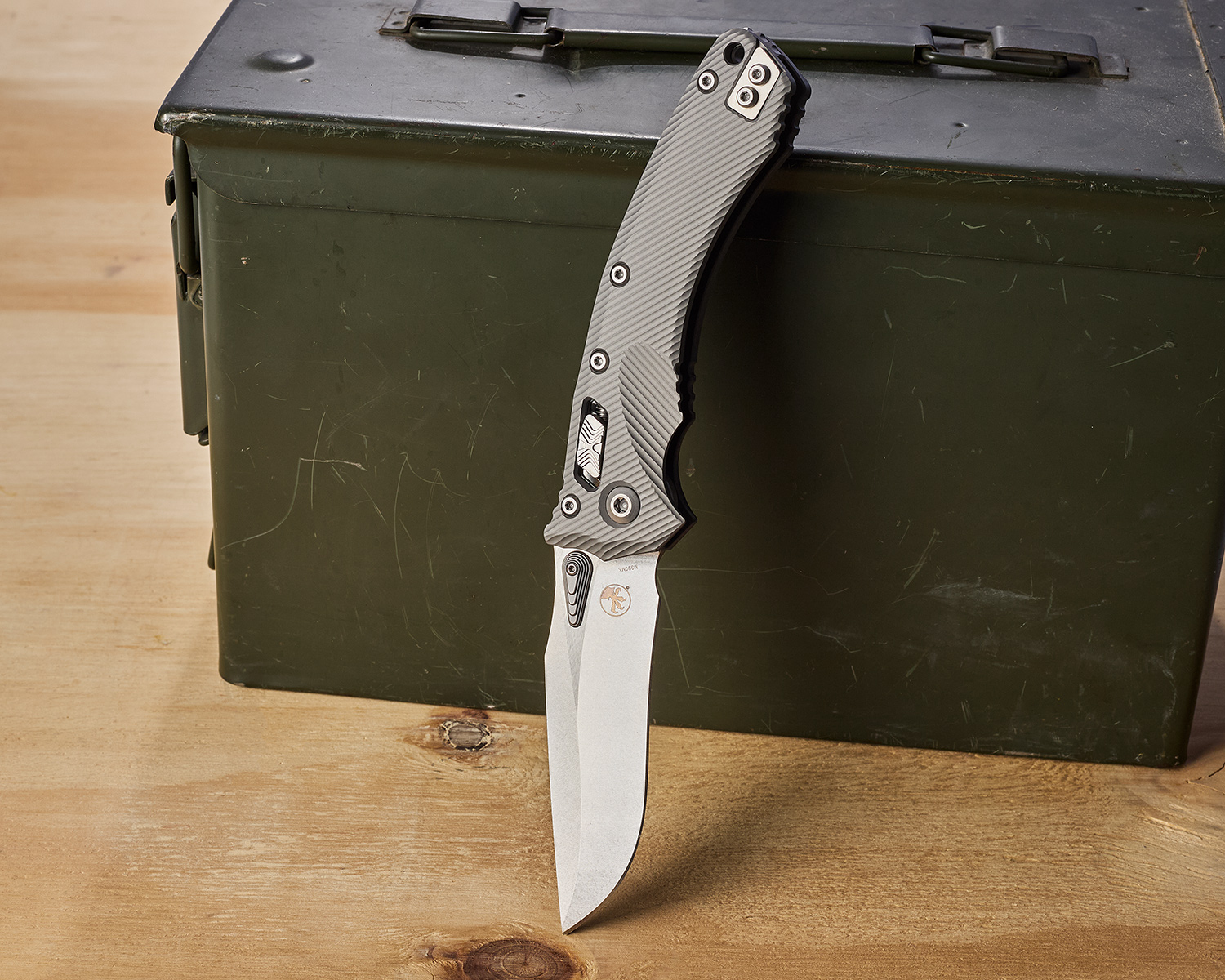 Microtech Amphibian RAM-LOK Manual Folding Knife 3.875" Bohler M390MK ...