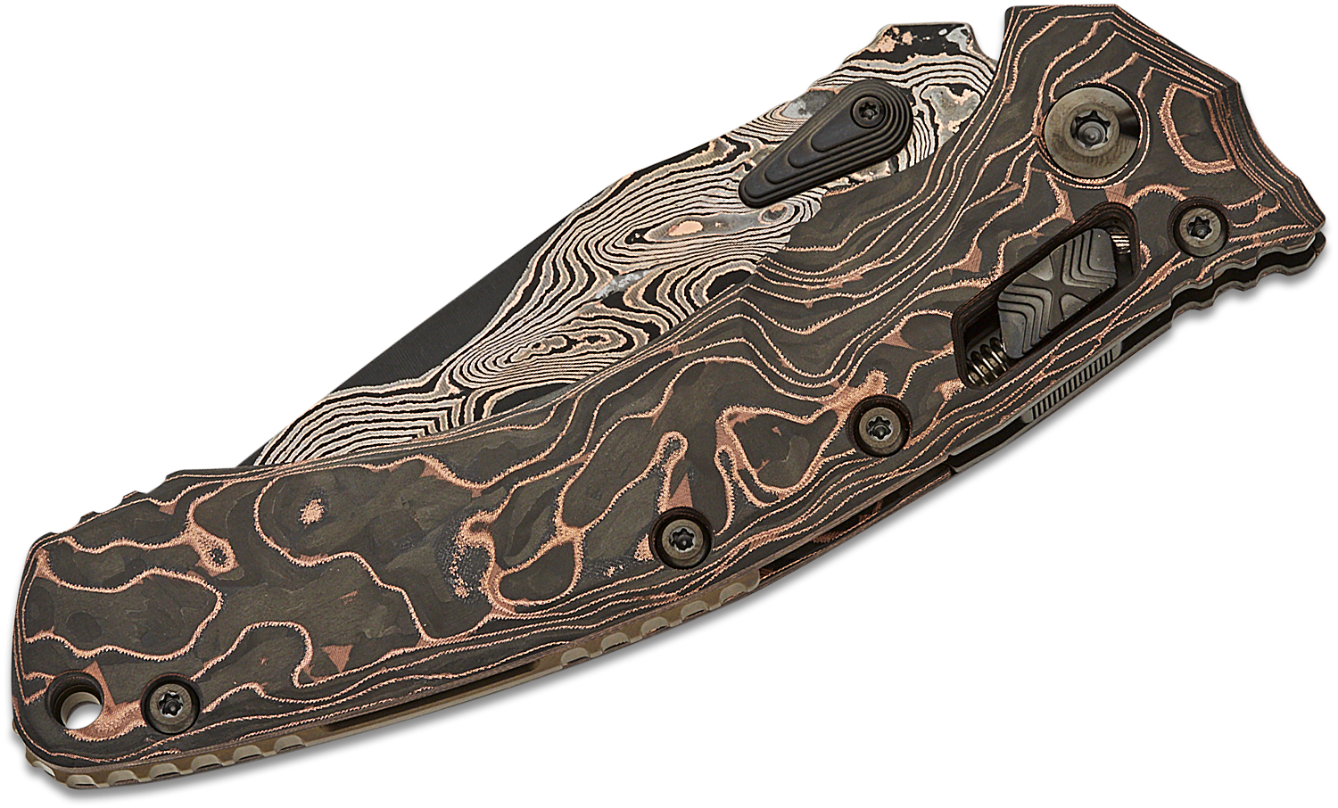 Microtech Signature Series Amphibian RAM-LOK Manual Folding Knife 3.875 ...