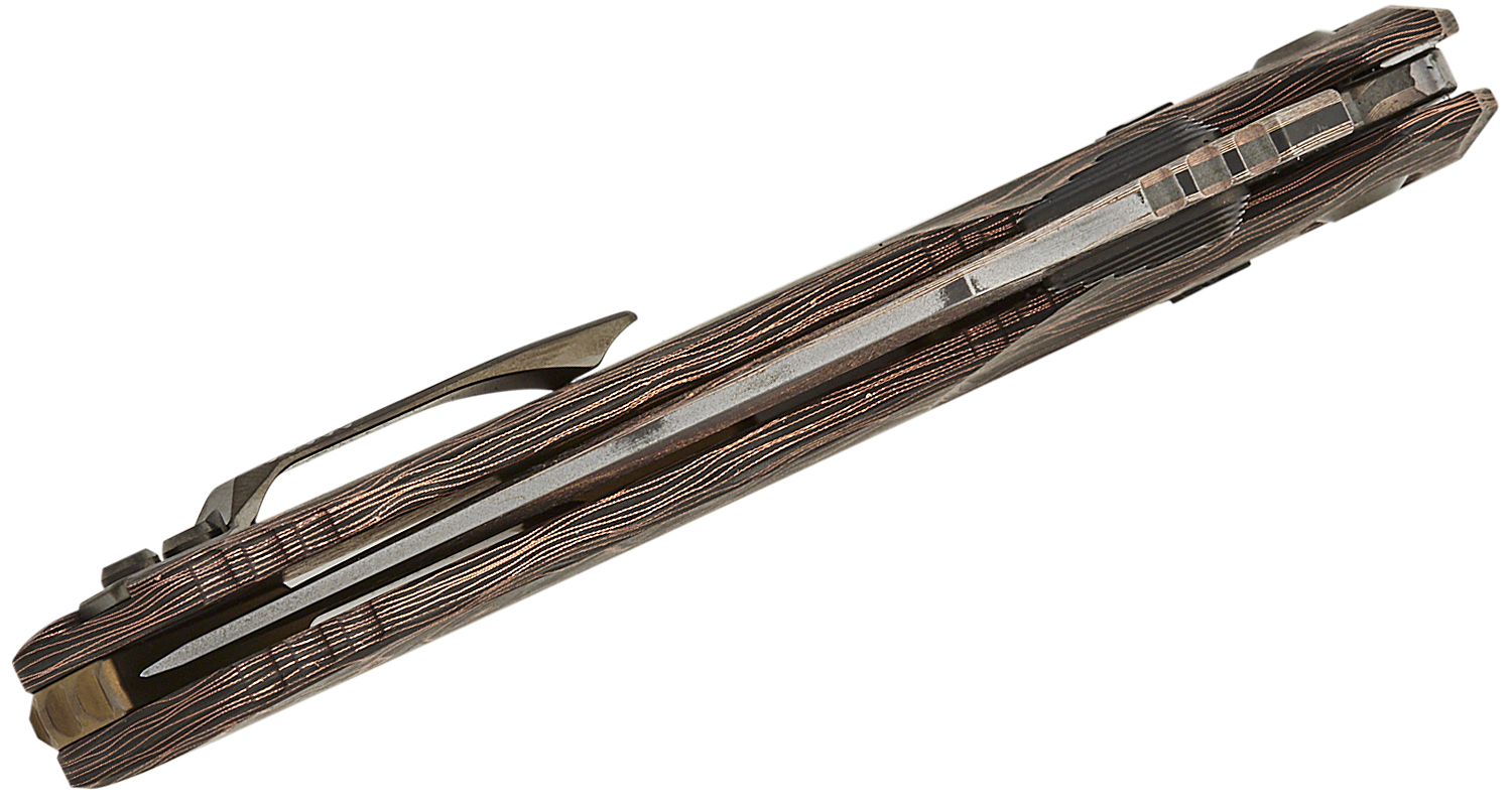 Microtech Signature Series Amphibian RAM-LOK Manual Folding Knife 3.875 ...