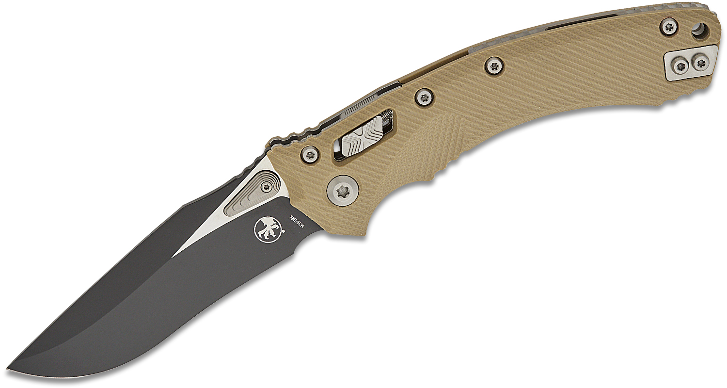 Microtech Amphibian RAM-LOK Manual Folding Knife 3.875" Bohler M390MK ...