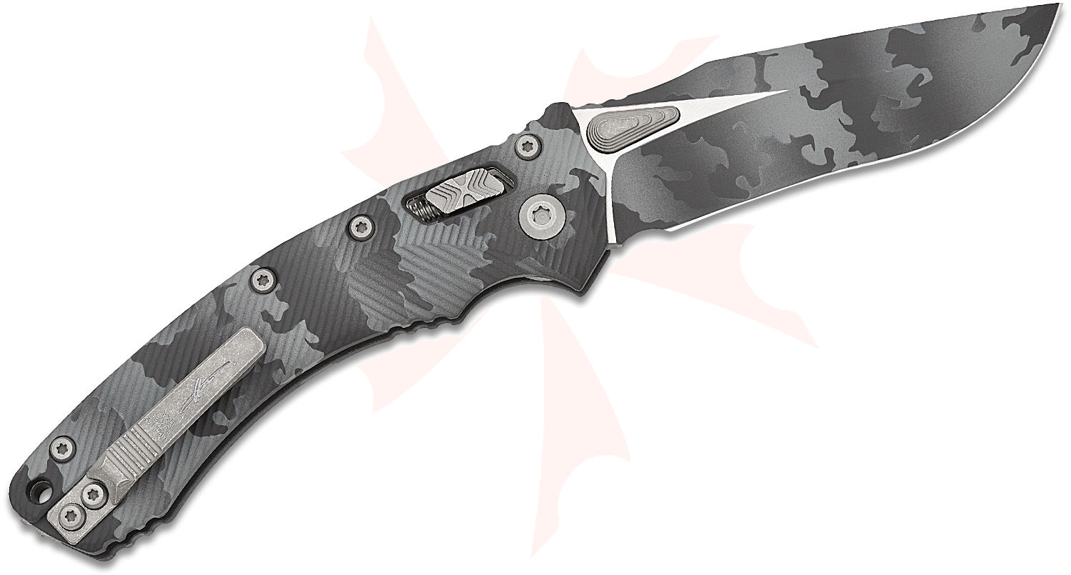 Microtech Signature Series Amphibian RAM-LOK Manual Folding Knife 3.875" Bohler M390MK Urban ...