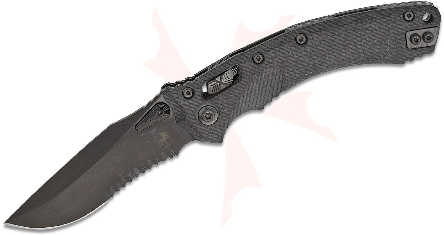 Microtech Signature Series Amphibian RAM-LOK Manual Folding Knife 3.875 ...