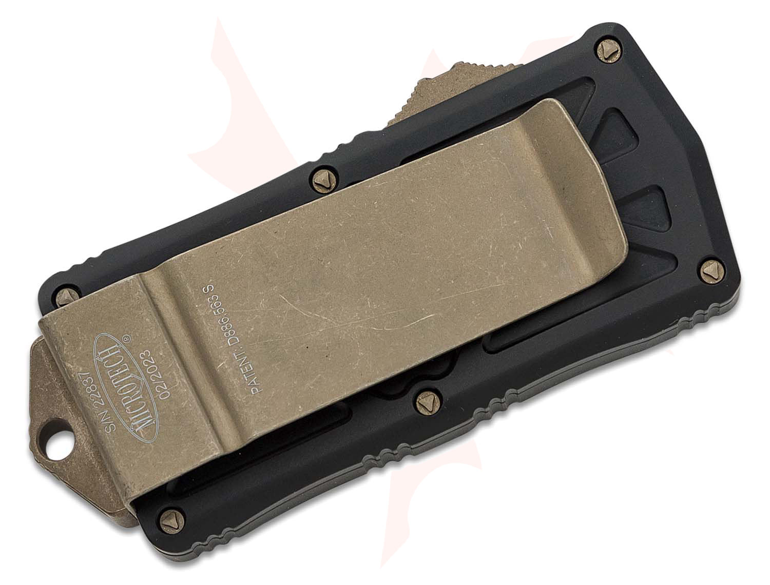 Microtech 157-15AP Exocet OTF Money Clip AUTO Knife 1.98" Bronze ...
