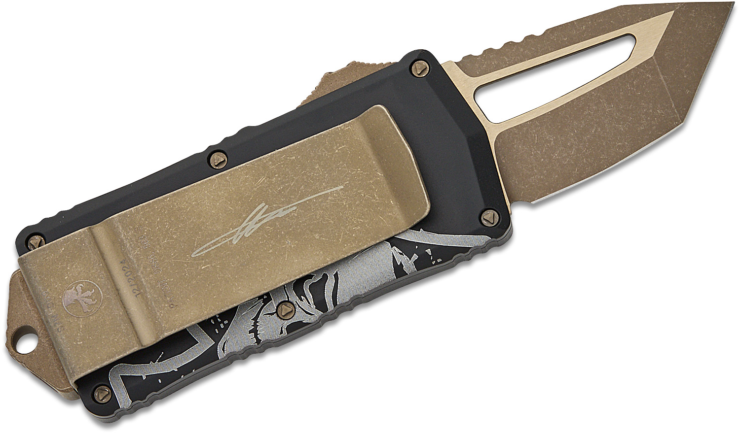 Microtech 158-13DCS Signature Series Exocet OTF Money Clip AUTO Knife 1 ...