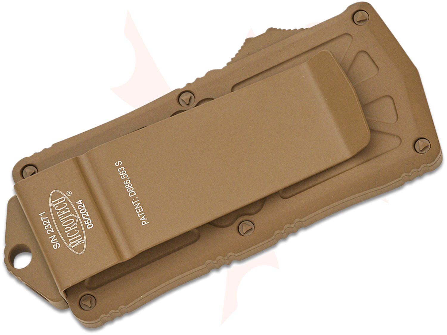 Microtech 158-1CTA Exocet OTF Money Clip AUTO Knife 1.98" Tan Cerakote ...