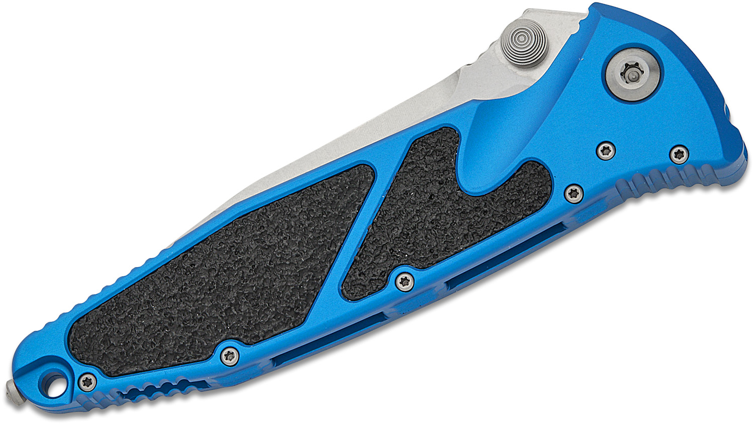 Microtech 160-11BL Socom Elite Manual Folding Knife 4.05" Stonewashed Clip Point Combo Blade ...