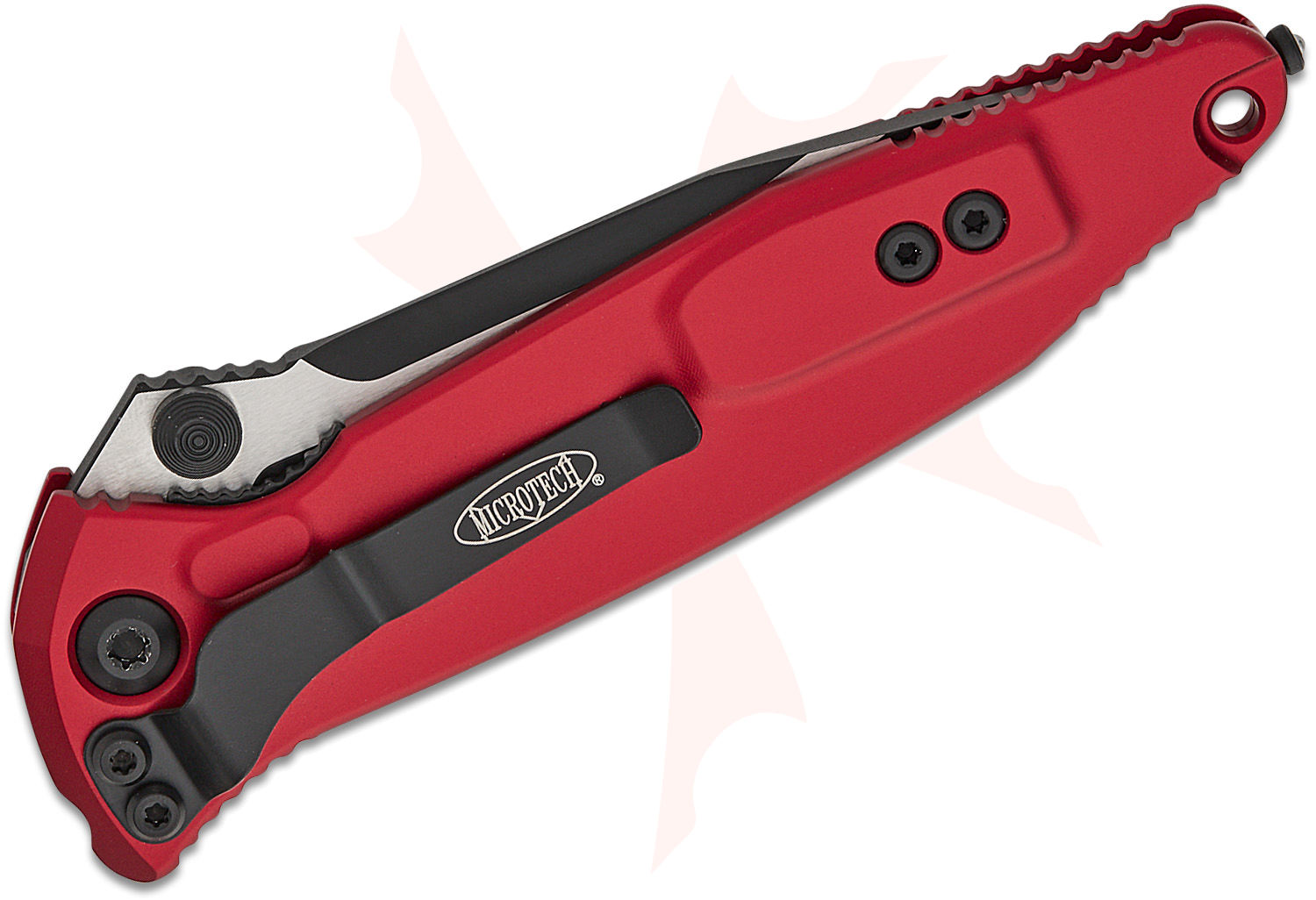 Microtech 160-1RD Socom Elite Manual Folding Knife 4.05" Black Clip ...