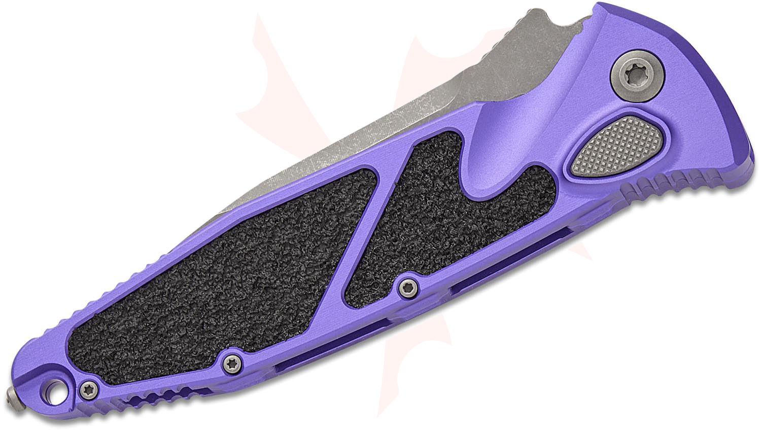 Microtech 160A-10APPU Socom Elite AUTO Folding Knife 4.05" Apocalyptic Clip Point Plain Blade ...