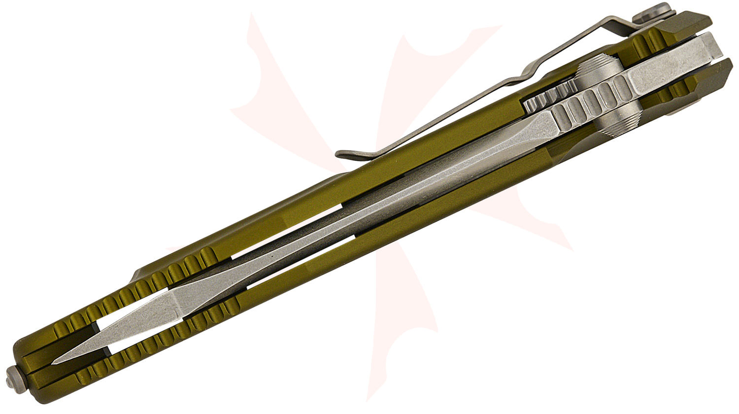 Microtech 161-11OD Socom Elite Manual Folding Knife 4.05" Stonewashed Tanto Combo Blade, OD ...