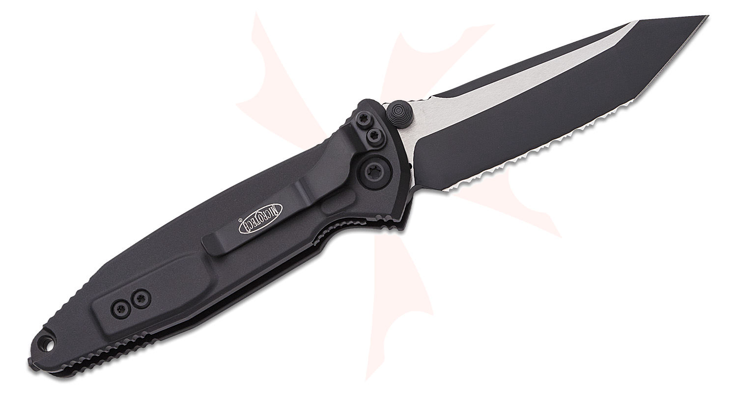 Microtech 161-3T Socom Elite Tactical Manual Folding Knife 4.05" Black ...