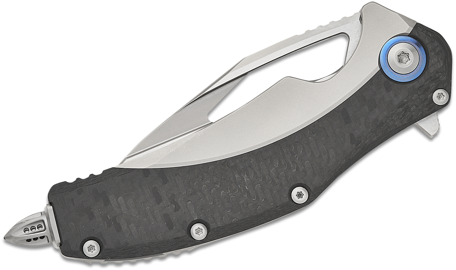 Microtech Matrix Manual Folding Knife 3.77" M390 Blasted Modified ...